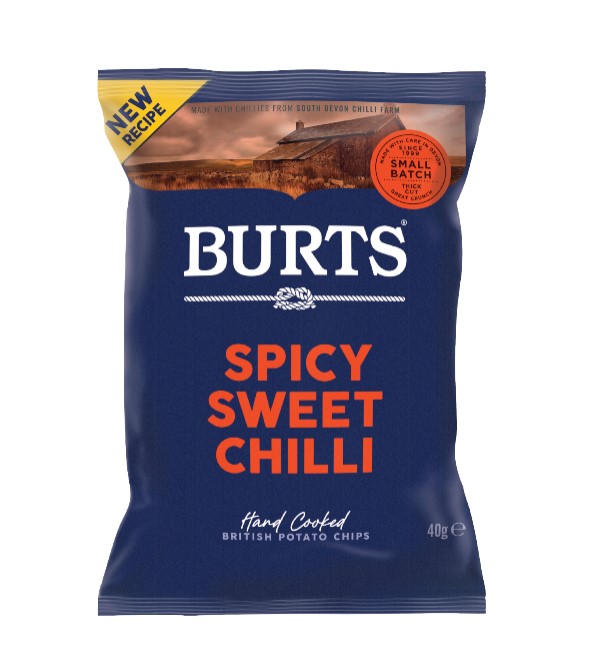 BURTS CRISPS SPICY SWEET CHILLI 40 GRMS - Arkadia Foodstore Malta