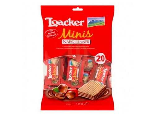 LOACKER MINIS NAPOLI 200 GRMS - Arkadia Foodstore Malta