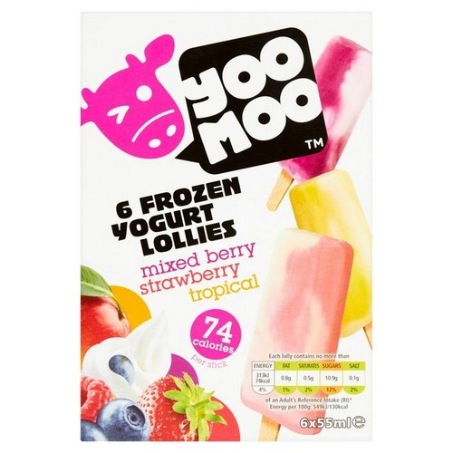 YOOMOO FROZEN YOG LOLLIES 55 ML - Arkadia Foodstore Malta
