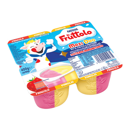 NESTLE FRUTTOLO MAXI DUO FR/VA 4X100 GRMS - Arkadia Foodstore Malta