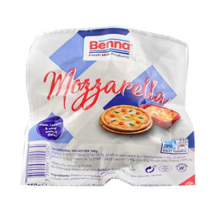 BENNA MOZZARELLA PIZZA 250 GRMS - Arkadia Foodstore Malta