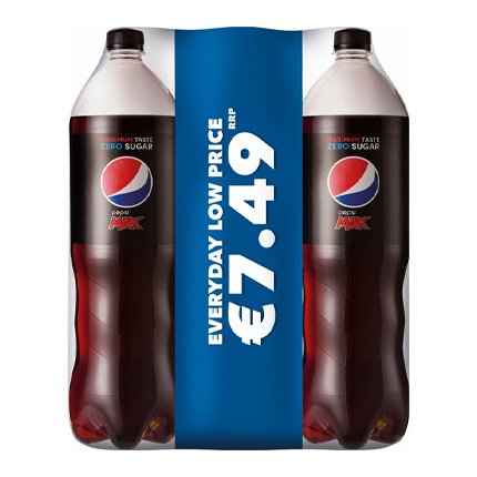 PEPSI ZERO PACK €7.49 6X1.5 LTR - Arkadia Foodstore Malta