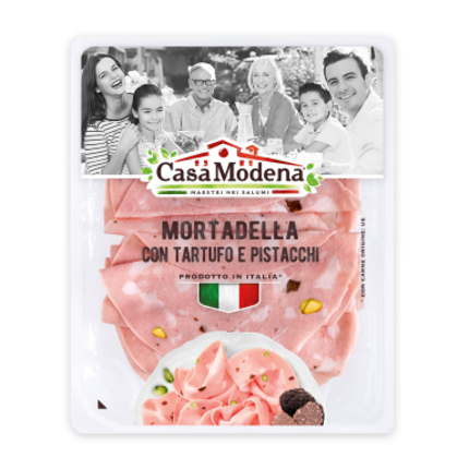 CASA MODENA MORTADELLA BOLOGNA CON TARTUFO E PISTACCHIO 100 GRMS ...