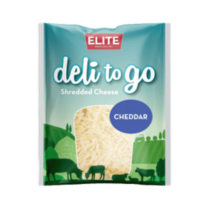ELITE D2GO GRATE WHT CHEDD 150 GRMS - Arkadia Foodstore Malta