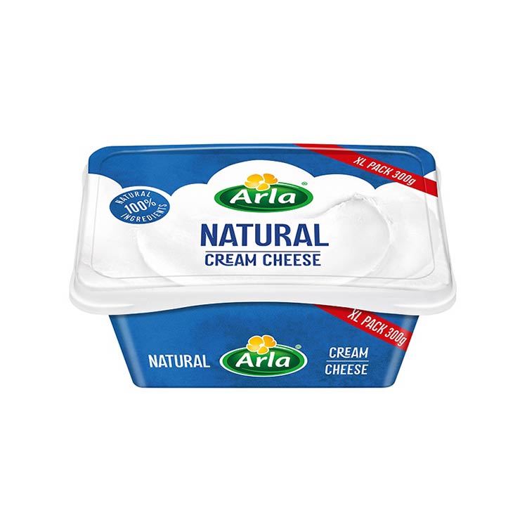 ARLA CREAM CHEESE NATURAL 300 GRMS - Arkadia Foodstore Malta