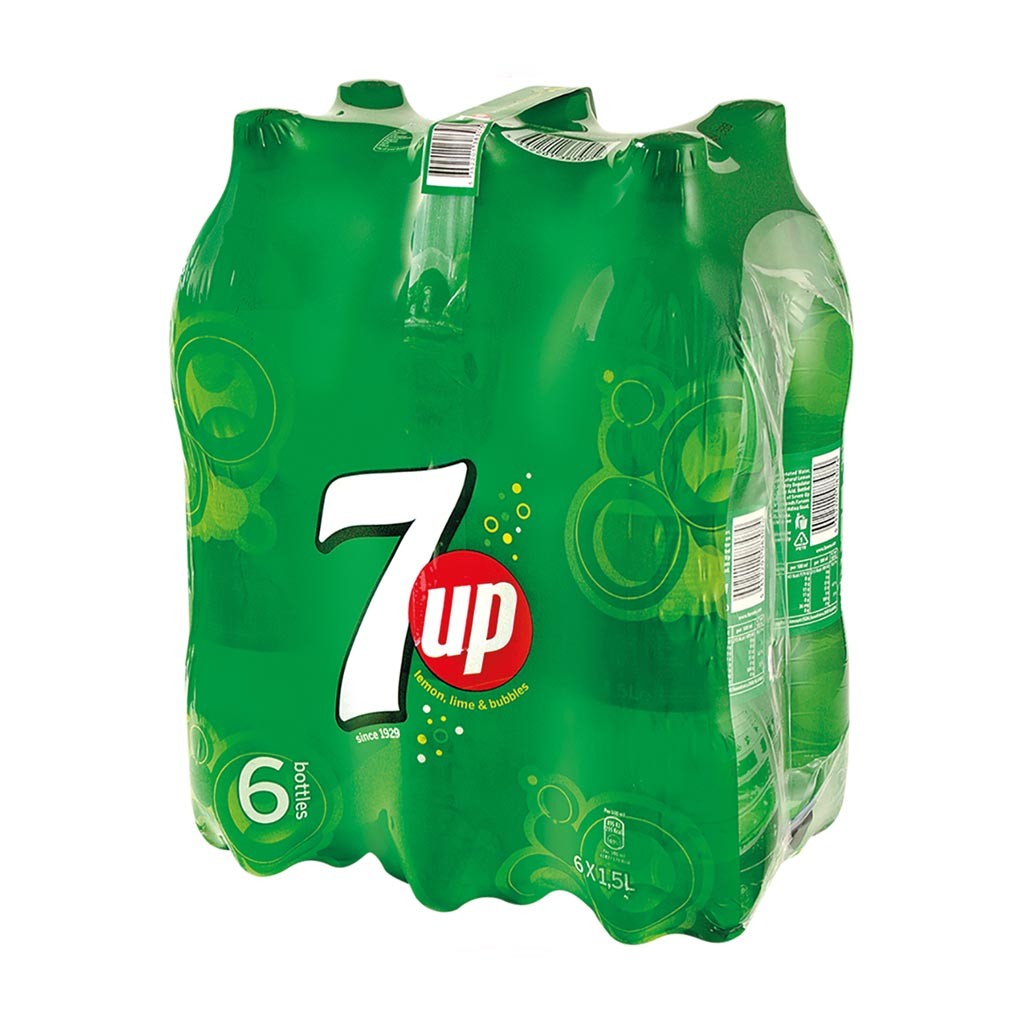 7UP PACK NORMAL 6X1.5 LTR - Arkadia Foodstore Malta