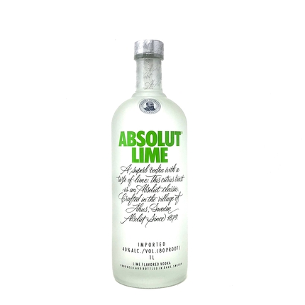 ABSOLUT LIME 1 LTR - Arkadia Foodstore Malta