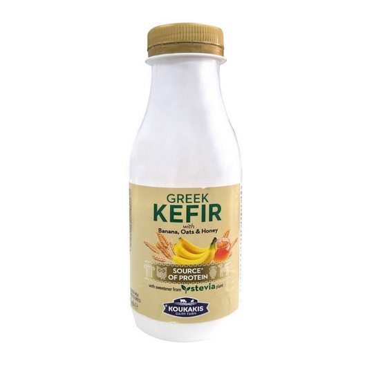 GREEK KEFIR GREEK (HONEY,BANANA,OATS) 330 ML - Arkadia Foodstore Malta